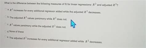 solved what is the difference between the following measures