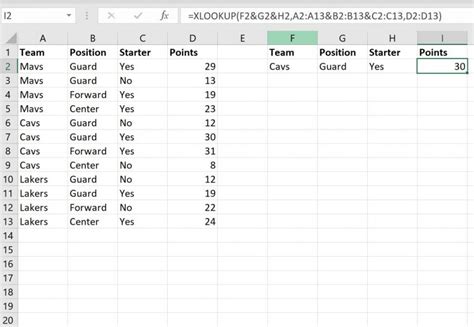 excel how to use xlookup with multiple criteria