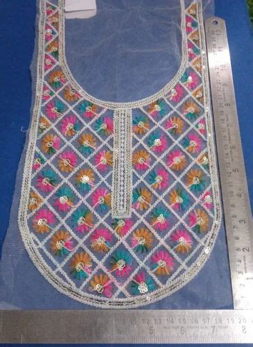 Emboidery Work Red Neck Patch For Garments At ₹ 7 Piece In Surat Id 2855143561133