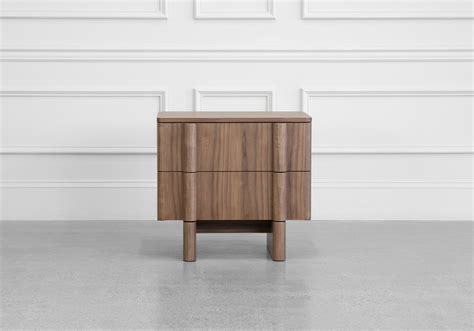 Board Walnut Nightstand Scandesigns