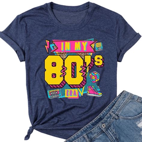 Mousya 80s Shirts For Women In My 80s Era Graphic Tee Vintage 80s