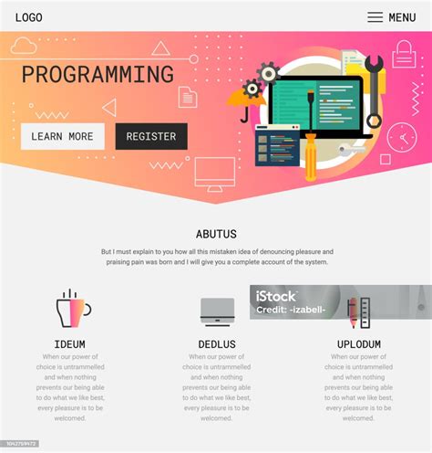 평면 디자인 3d 모형으로 응답 Ui 모바일 애플 리 케이 션 기업 비즈니스에 대한 스톡 벡터 아트 및 기타 이미지 기업 비즈니스 전자메일 헤더 디자인 요소 Istock
