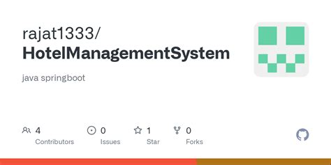 github rajat1333 hotelmanagementsystem java springboot