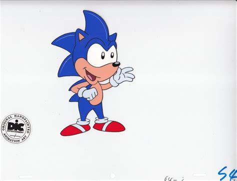 Sega Sonic The Hedgehog Animated Series Satam Animation Anime Production Cel Rare Video Games