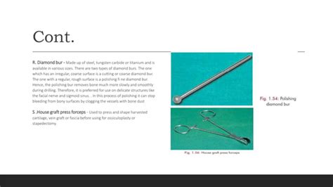Instruments Used In Ear Surgeries 1 Pptx Ear Nose And Throat Conditions Diseases And