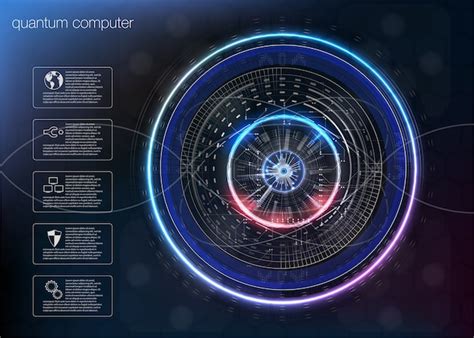 Premium Vector Quantum Computing Big Data Algorithms Quantum