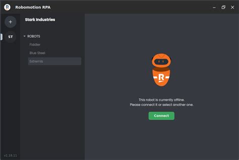 Connect Robot Robomotion Rpa Documentation