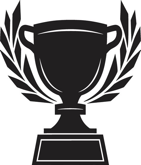 Simplistic Cup Silhouette Emblematic Trophy Icon Victorys Serenade
