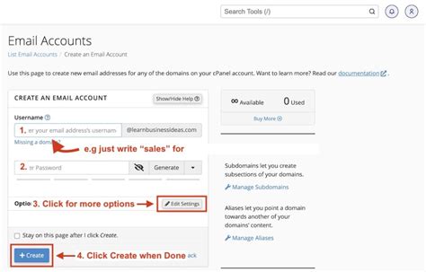 learn how to create email accounts in cpanel 2025 guide