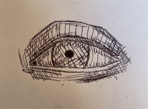 First Attempt At Cross Hatching Pen Rdrawing