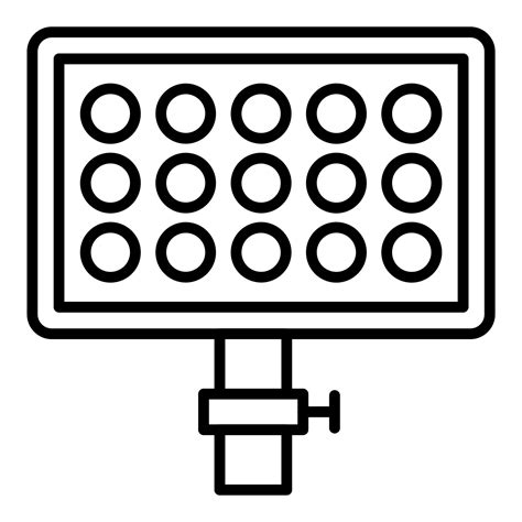Led Panel Icon Style 21265383 Vector Art At Vecteezy