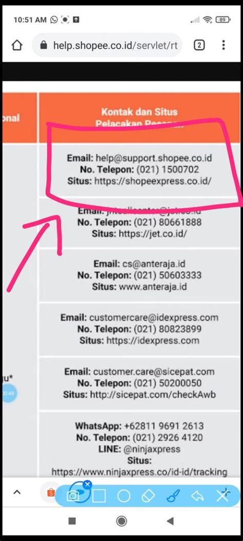 Bagaimana Cara Menghubungi Kurir Shopee Express Tongbos