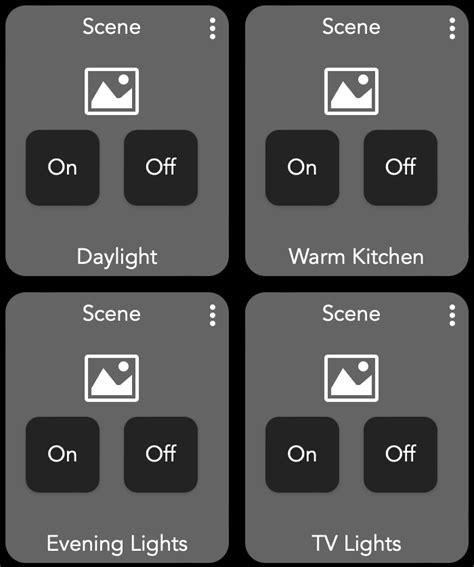 scenes on dashboard what to use with room lighting 💡 lighting hubitat
