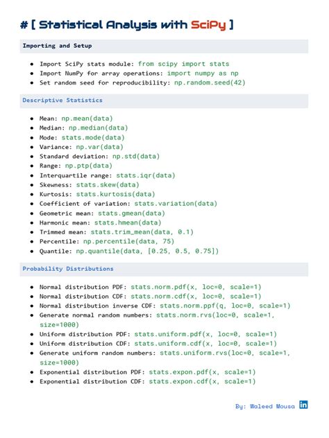 statistical analysis with scipy pdf coefficient of determination