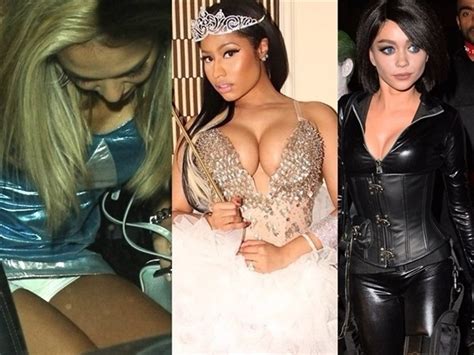 Jessica Alba Nicki Minaj And Sarah Hylands Blasphemous Halloween