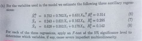 solved problem 3 4 estimated the following linear