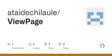 Github Ataidechilaule Viewpage