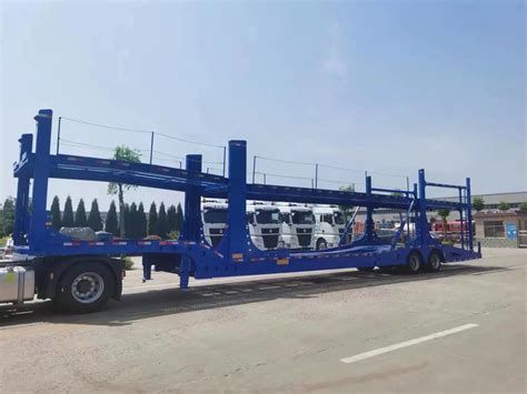 Luen 2 Axle 3 Axle Car Carrier Transport Skeleton Chassis Double Deck