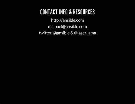 Ansible Pycon 2014 Montreal Speaker Deck