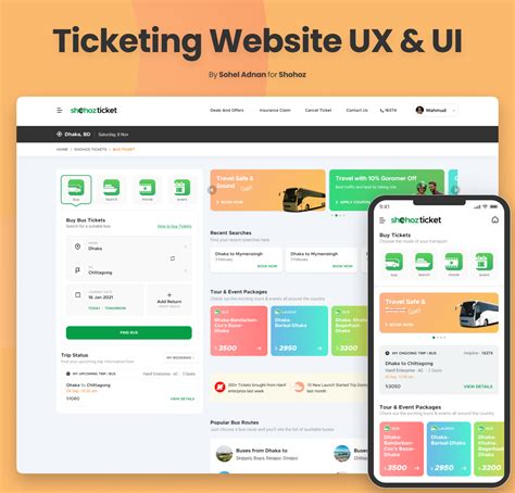 Ticketing Responsive Website UX UI Behance