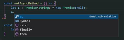 Javascript Intellisense Show Wrong Properties For A Promise Inside