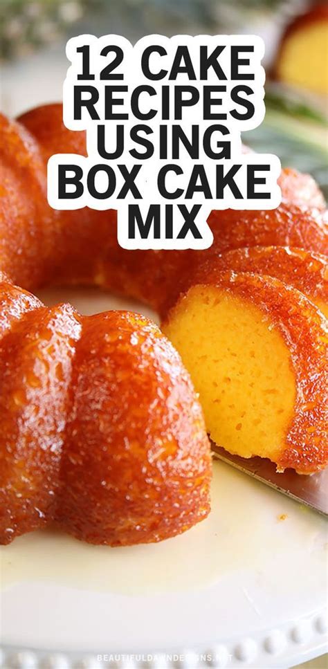 Elevate Your Baking Game With 12 Creative Box Cake Mix Recipes Bundt