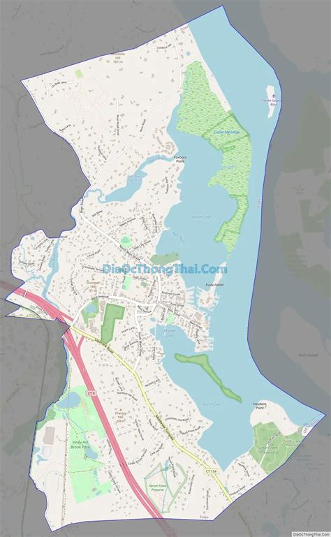 Map Of Essex Village Cdp Thong Thai Real