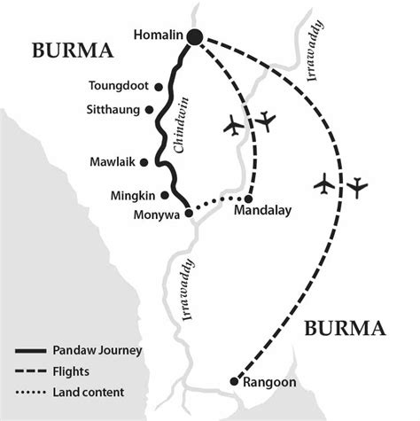 River Cruise Itinerary For The Chindwin 7 Nights