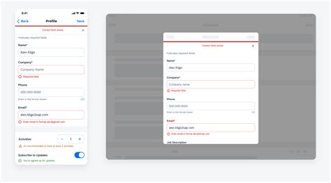 Inline Validation SAP Fiori For IOS Design Guidelines