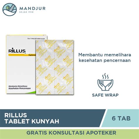 Rillus Strip 6 Tablet — Mandjur1918
