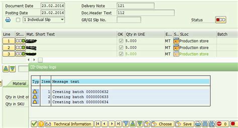 Solved Automatic Batch Creation In Quality Inspection Typ Sap