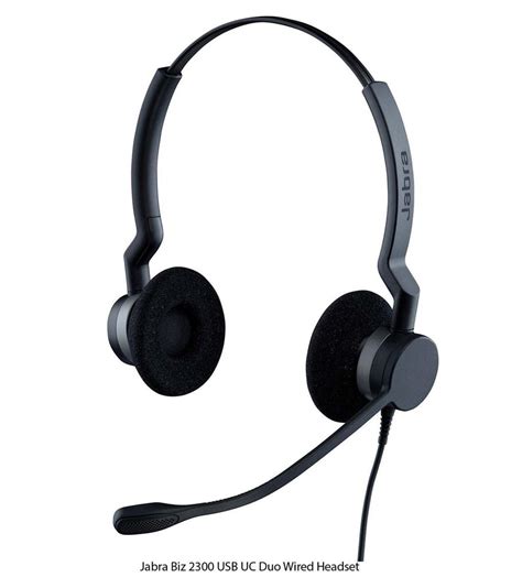 Jabra Biz Usb Uc Duo Wired Headset Black At Piece In Noida Id