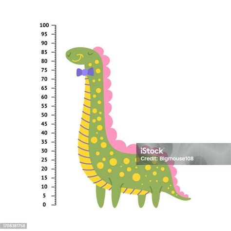 만화 컬러 어린이 미터 벽 또는 높이 차트 또는 벽 스티커 벡터 0명에 대한 스톡 벡터 아트 및 기타 이미지 0명 가정 생활 개념 Istock