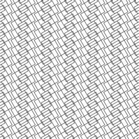Grid Mesh Seamless Geometric Pattern Monochrome Texture Stock Vector