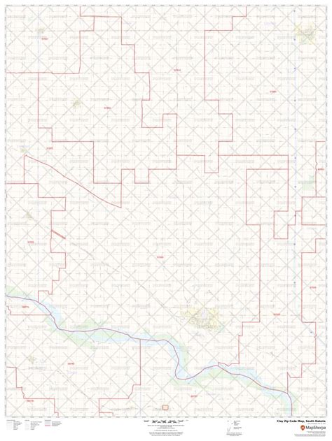 Clay Zip Code Map South Dakota Clay County Zip Codes
