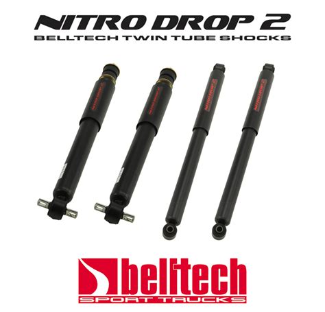 Shocks For Lowered Trucks Belltech Sierra 1500 Lowering Kit With Nitro