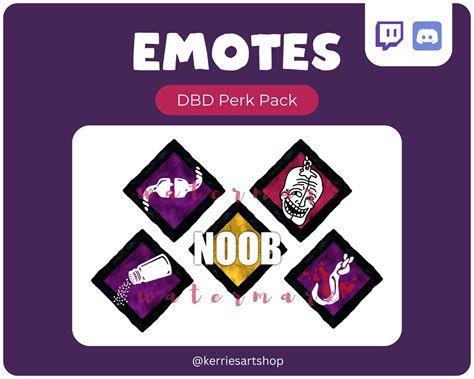Dbd Emotes Dead By Daylight Twitch Emotes Funny Emotes Etsy