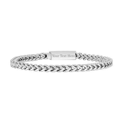 Mens Stainless Steel Bracelets Gunmetal And Rose Gold Id Bracelets