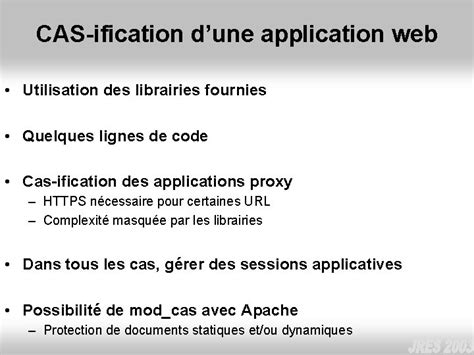 Single Signon Open Source Avec Cas Central Authentication