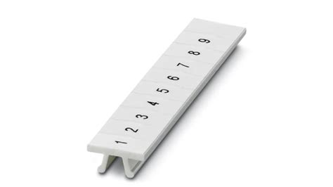 1050127 Phoenix Contact Zb 5 Lgs Terminal Marker For Use With Din