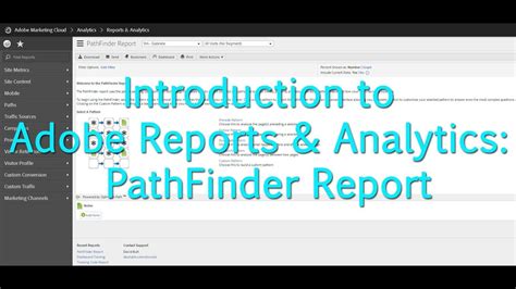 [tutorial] adobe reports and analytics pathfinder reports youtube