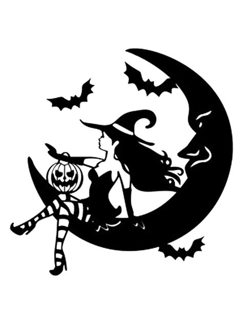 Halloween Witch Stencils