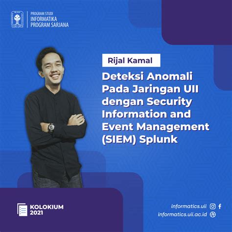 Deteksi Anomali Pada Jaringan Uii Dengan Security Information And Event Management Siem Splunk