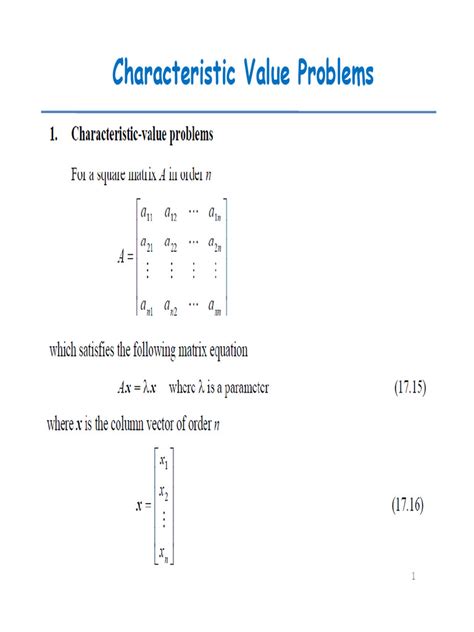 E I Gen Problem Matrix Pdf Eigenvalues And Eigenvectors Matrix