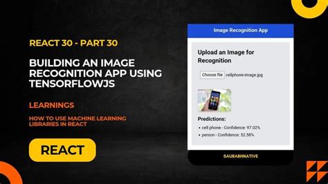 Saurabh Mhatre On Linkedin React30 Part30building An Image Recognition App Using Tensorflowjs