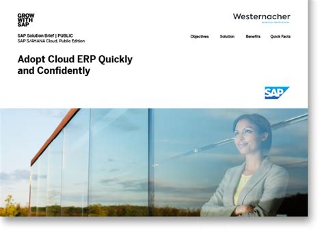 Grow With Sap Sap S 4hana Cloud Erp Westernacher