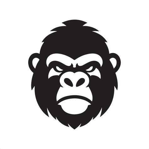 Gorilla Head Logo 46570219 Vector Art At Vecteezy
