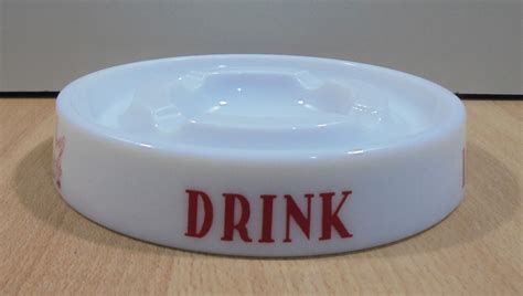 Drink Louter Kabouter Advertisign Vtg Glass Ashtray Ebay