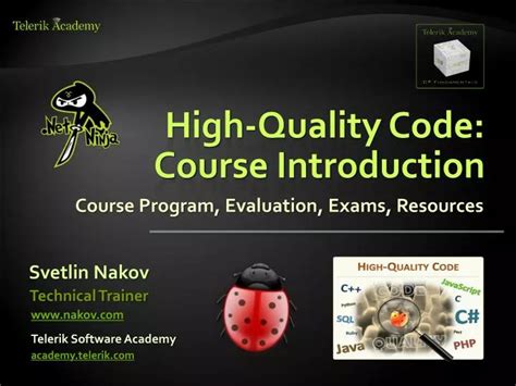 Ppt High Quality Code Course Introduction Powerpoint Presentation Free Download Id6123744