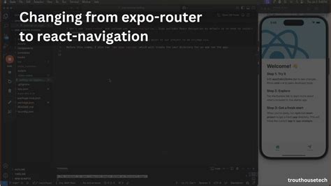 using react navigation instead of expo router reactnative